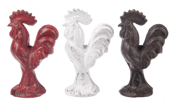 Mini Rooster Decor - Cozy Pines